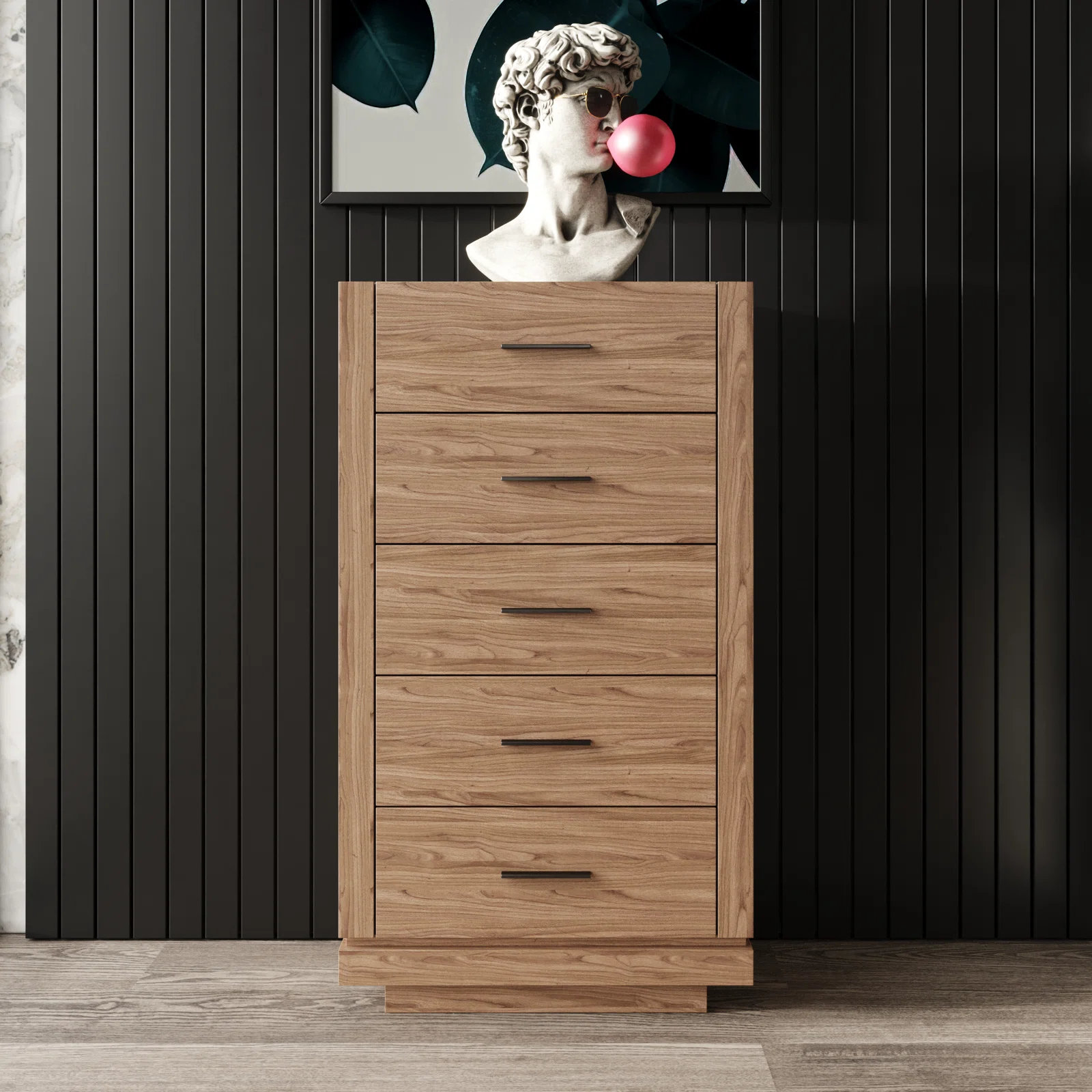 Wade Logan® Britzel Modern Walnut Chest | Wayfair