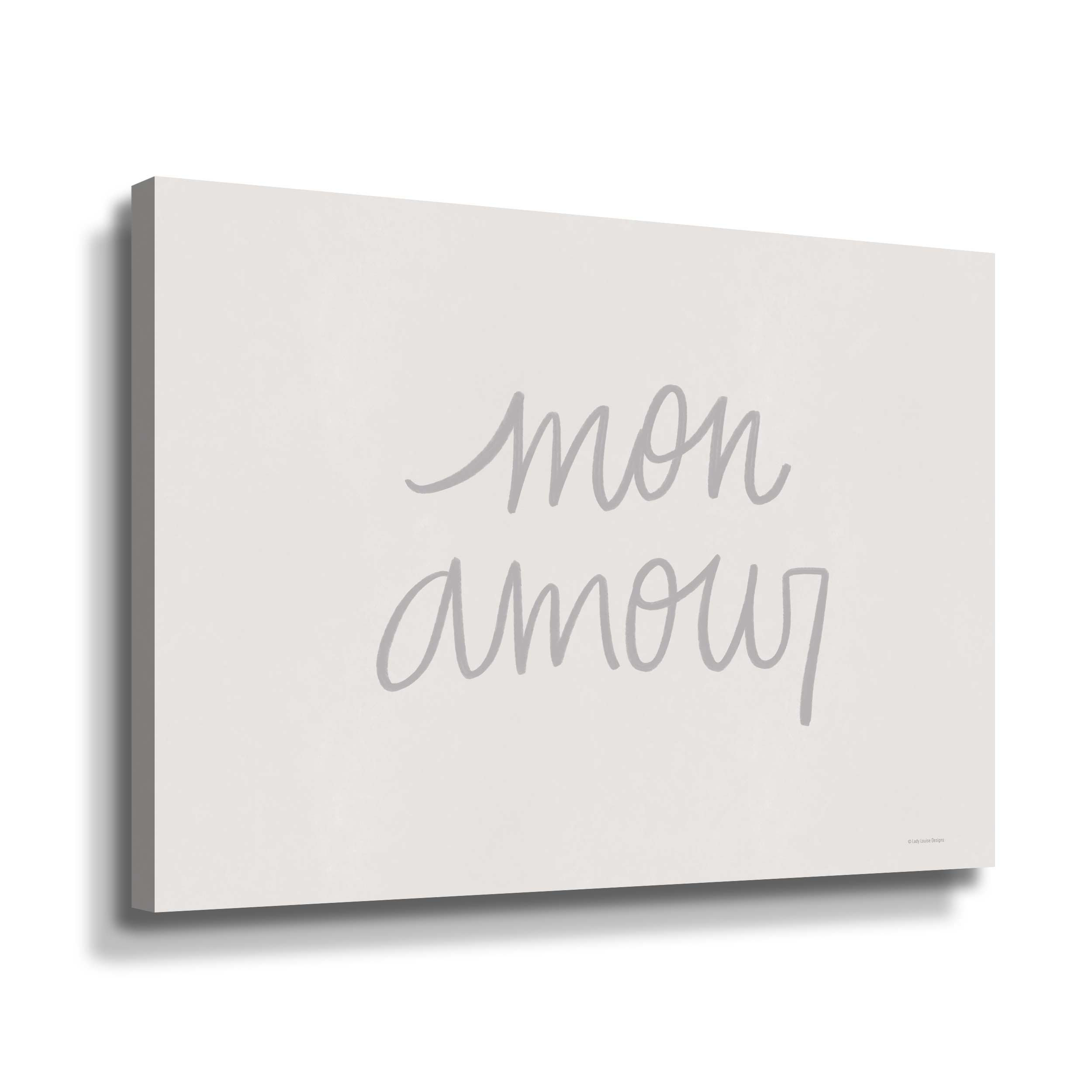 Trinx Mon Amour On Canvas Print | Wayfair