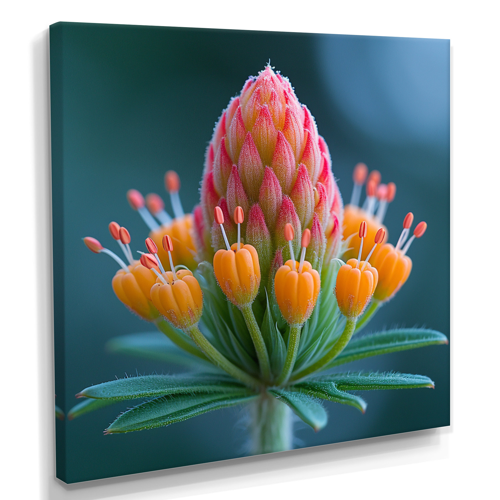 Ebern Designs Macro Of Blossoming Flower In The Wild - Flowers Wall Art ...