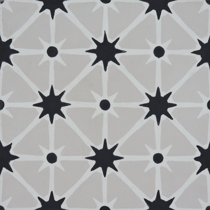 Moroccan Mosaic Tile House Venice 8" x 8" Cement Patterned Wall & Floor ...