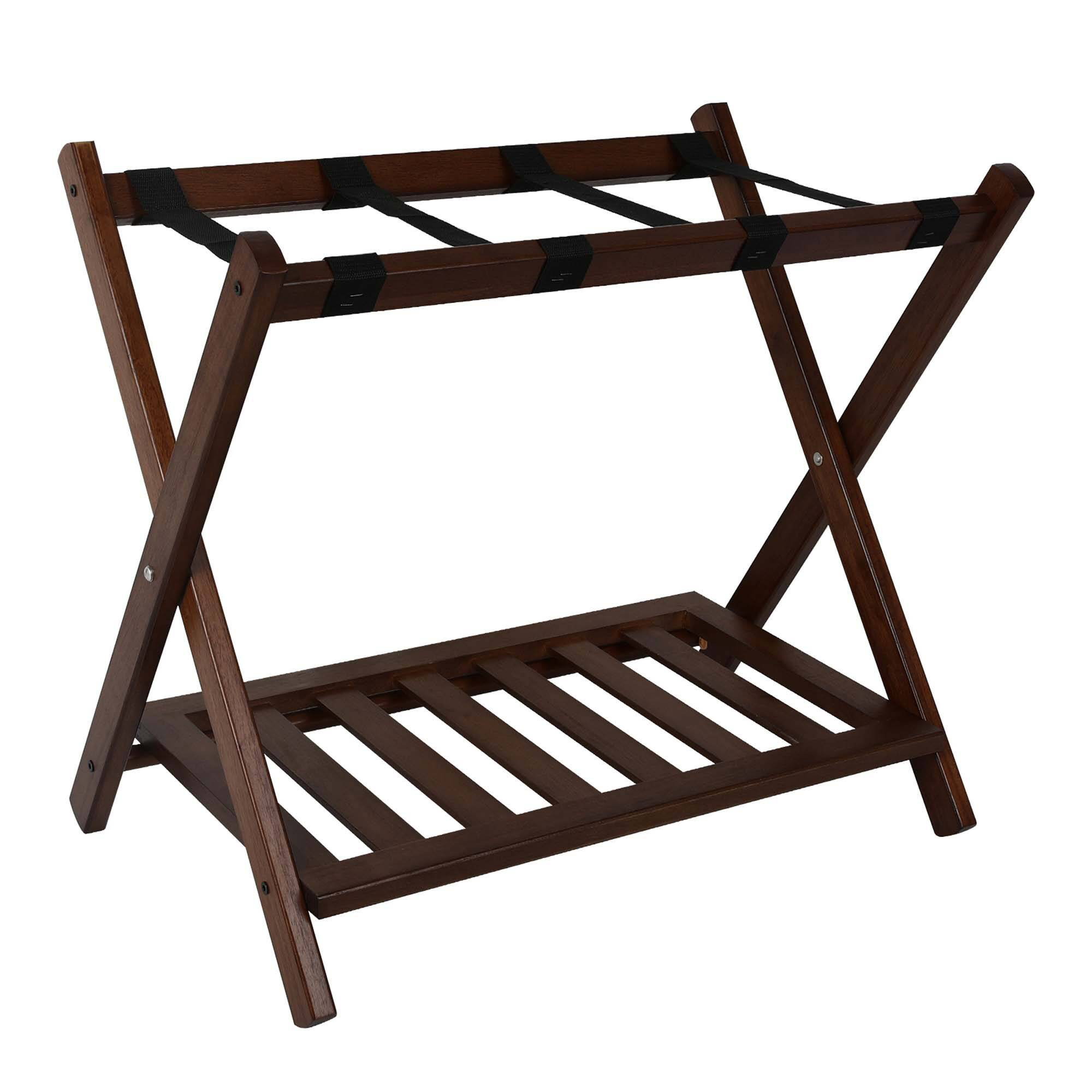 Ecomex Folding Wood Luggage Rack & Reviews | Wayfair