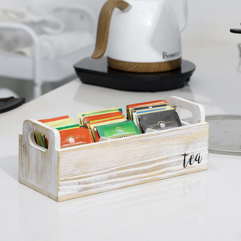 MyGift Decorative Tea Bag Storage Box Organizer & Reviews | Wayfair