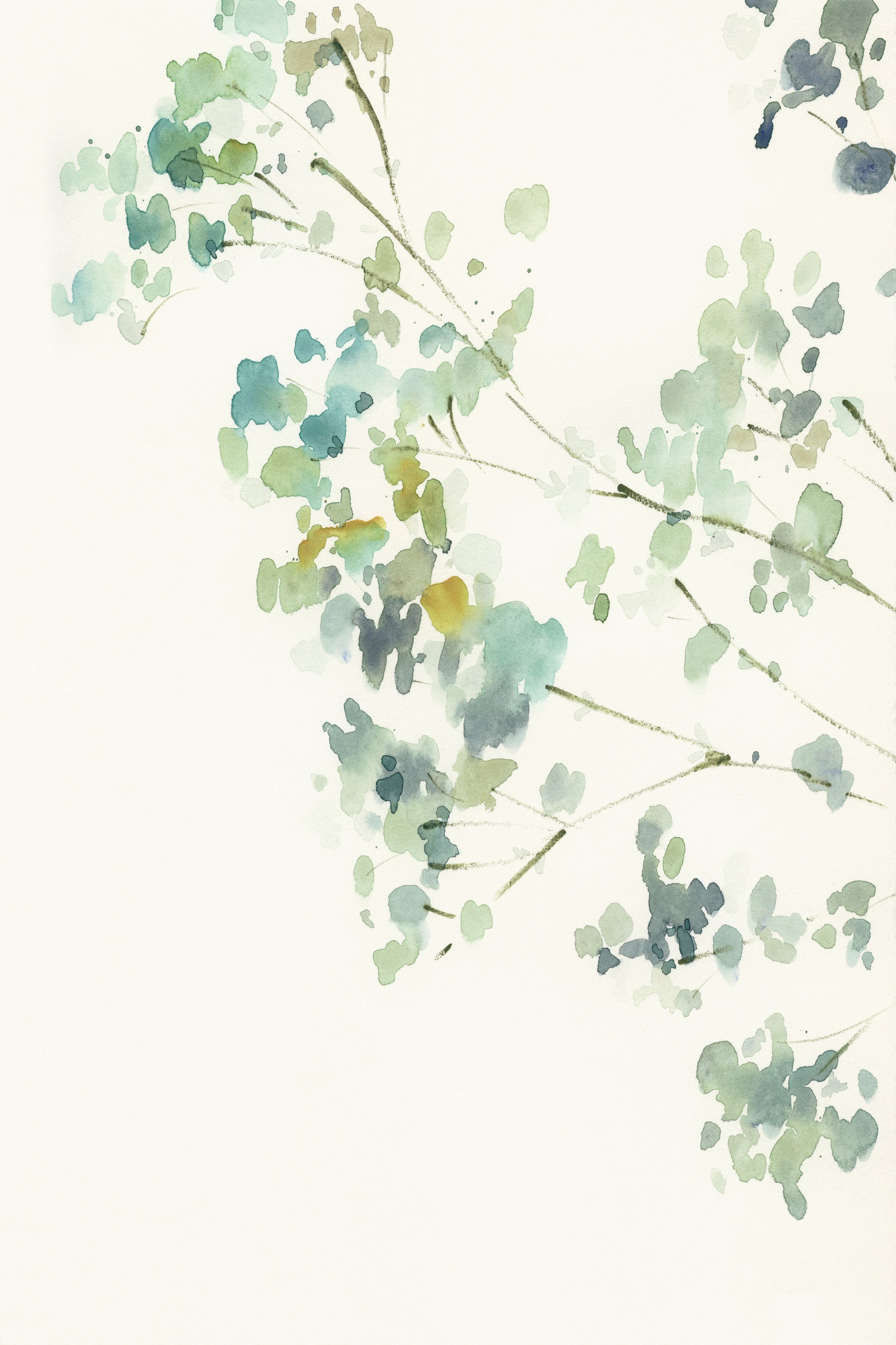 Winston Porter Soft Branches II On Canvas by Victoria Barnes Print ...