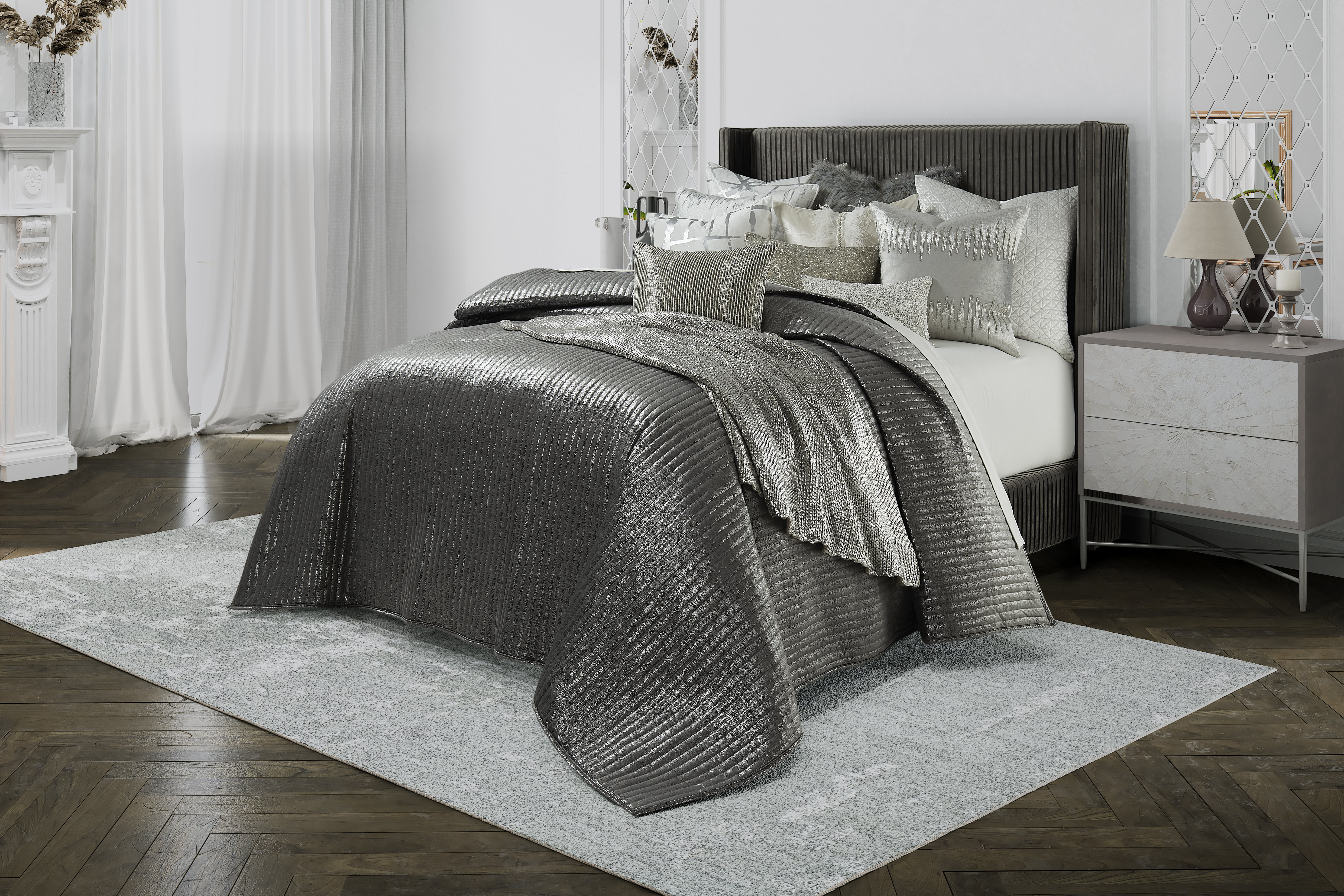 Cloud9 Design Synder Velvet Quilt Set - Wayfair Canada