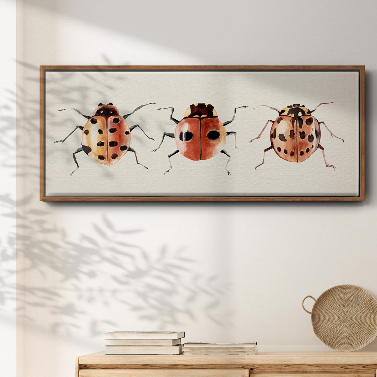 Red Barrel Studio® Ladybug Display II- Framed Canvas | Wayfair