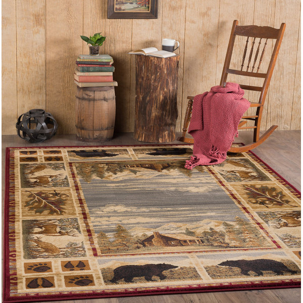 Loon Peak® Badlands Animal Print Rug & Reviews | Wayfair