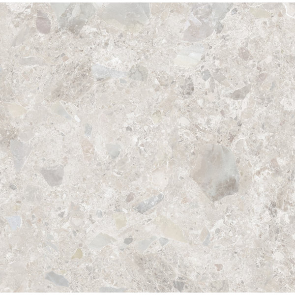 Atelier Tile 24"x24" Ceppo Terrazzo Cream Stone Look Porcelain Tile ...