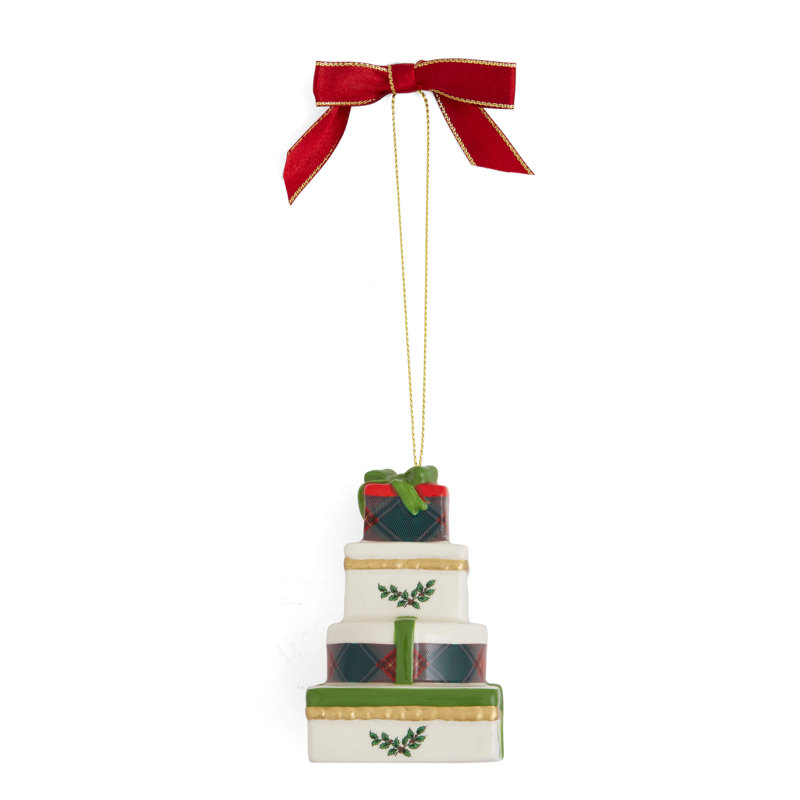 Spode Christmas Tree Stacking Gifts Ornament 4" | Wayfair