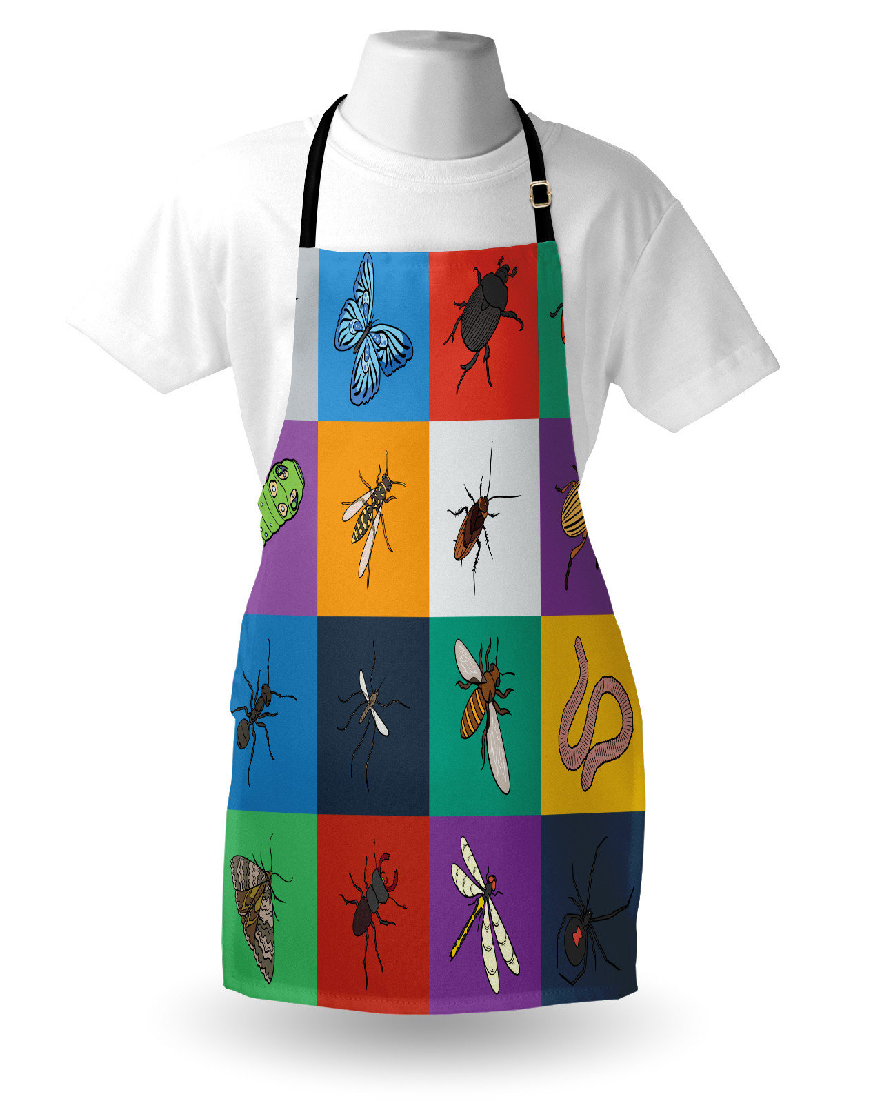 Corrigan Studio® Insect Apron Unisex Bug Bee Spider Ant Worm Fly Adult ...