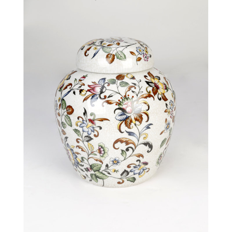 Alcott Hill® Glennville 10'' Porcelain Ginger Jar & Reviews | Wayfair