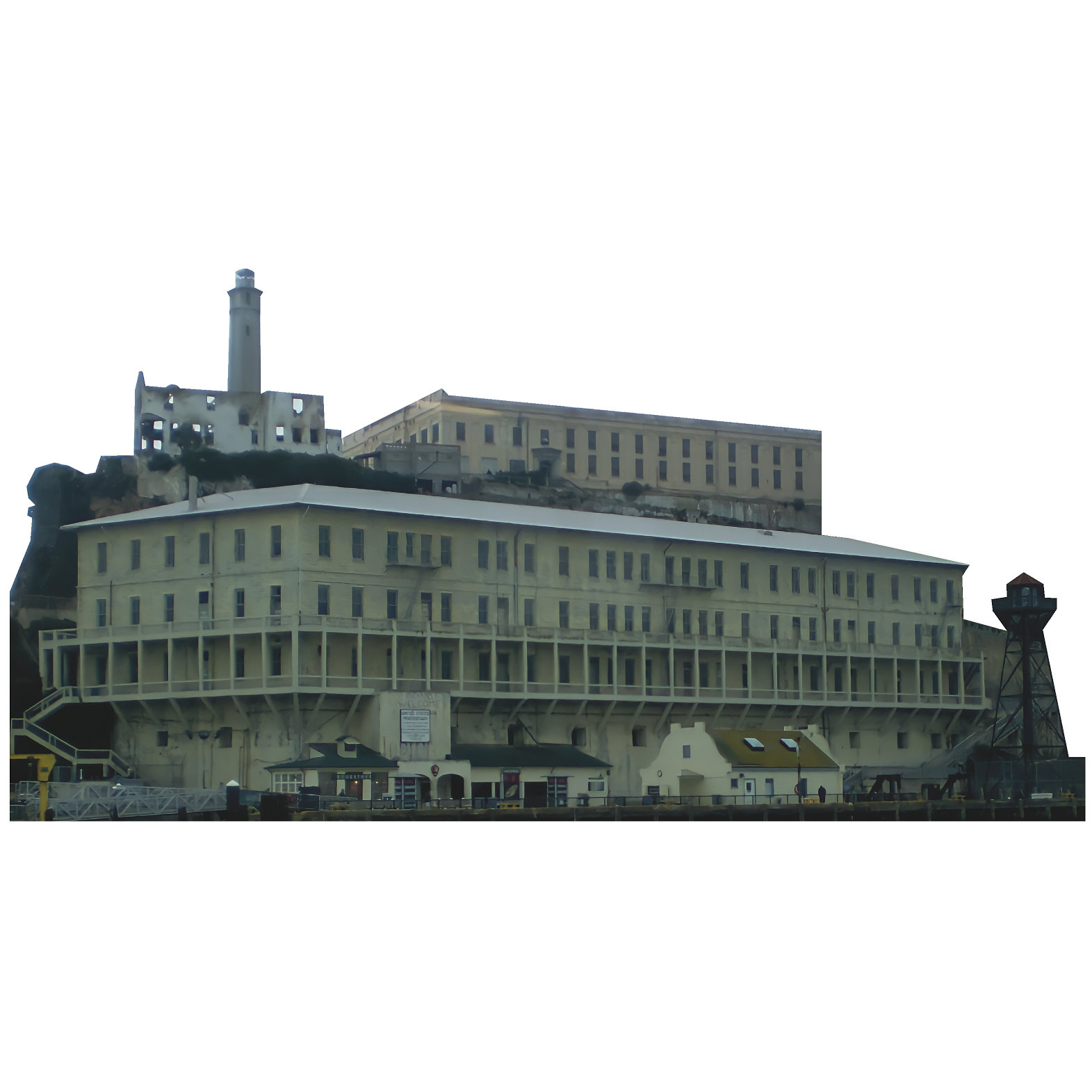 Wet Paint Printing Alcatraz Federal Penitentiary Prison San Francisco ...