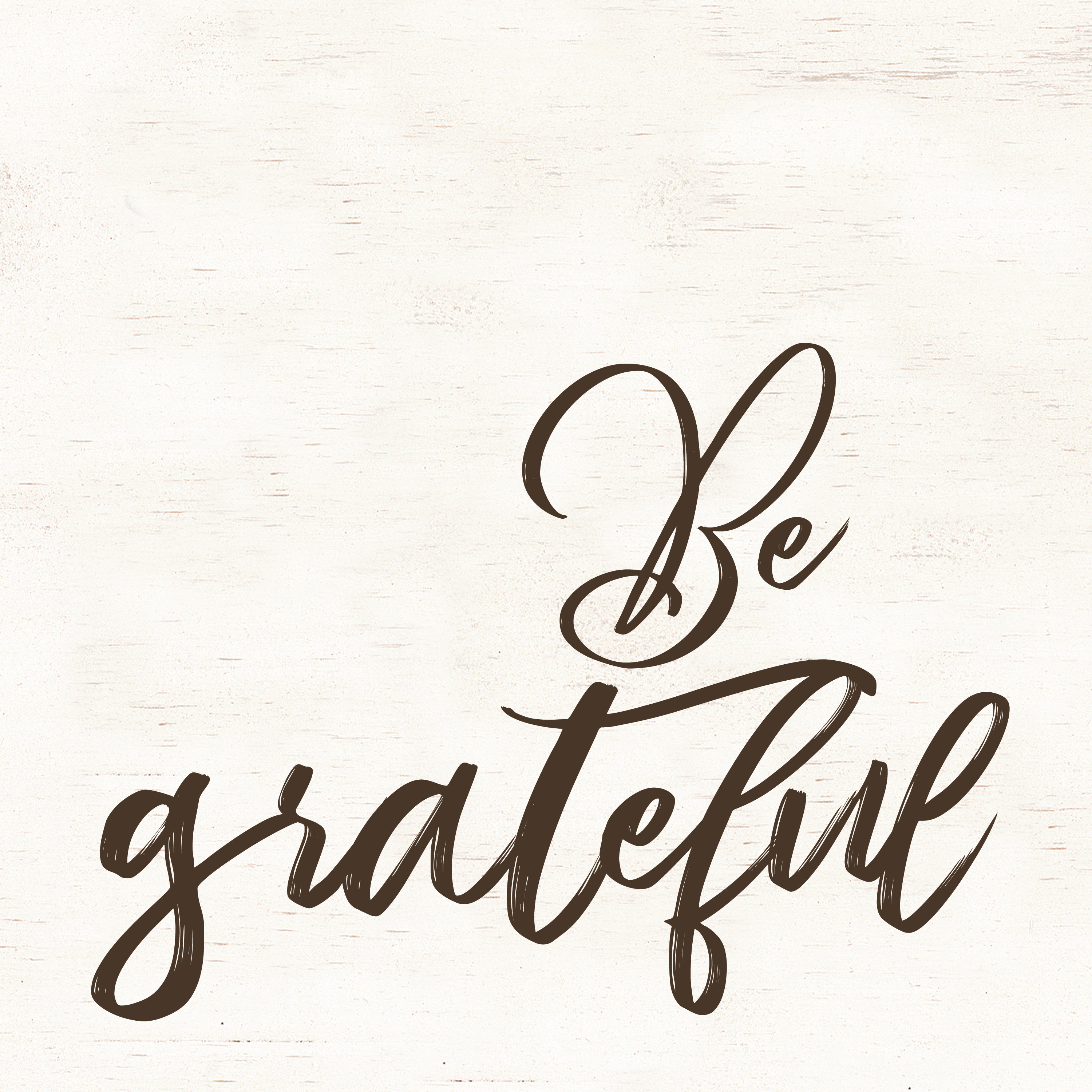 Happy Larry Be Grateful Cursive | Wayfair.co.uk