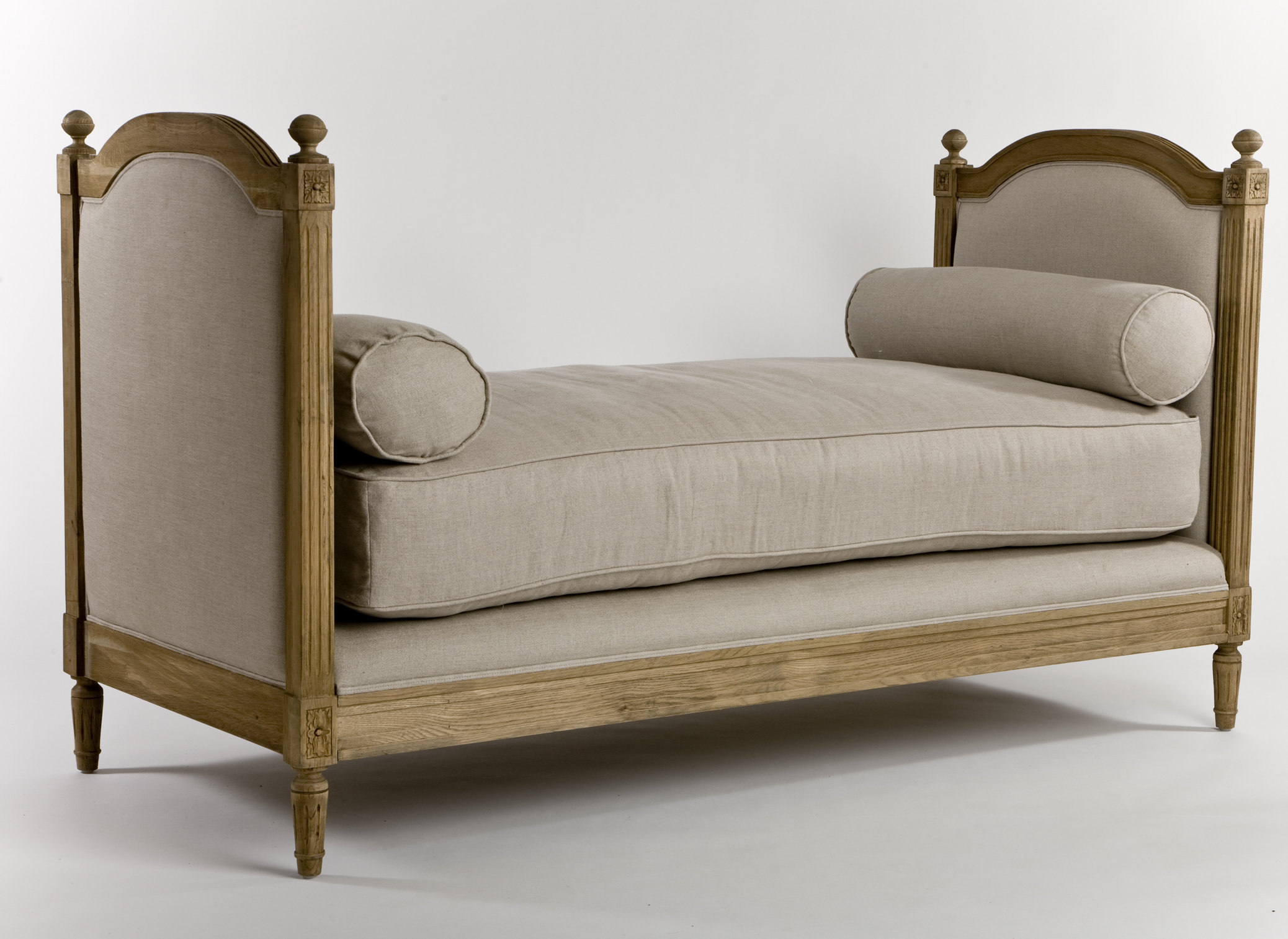 Zentique Antoinette Linen Chaise Lounge - Great Gifts Club