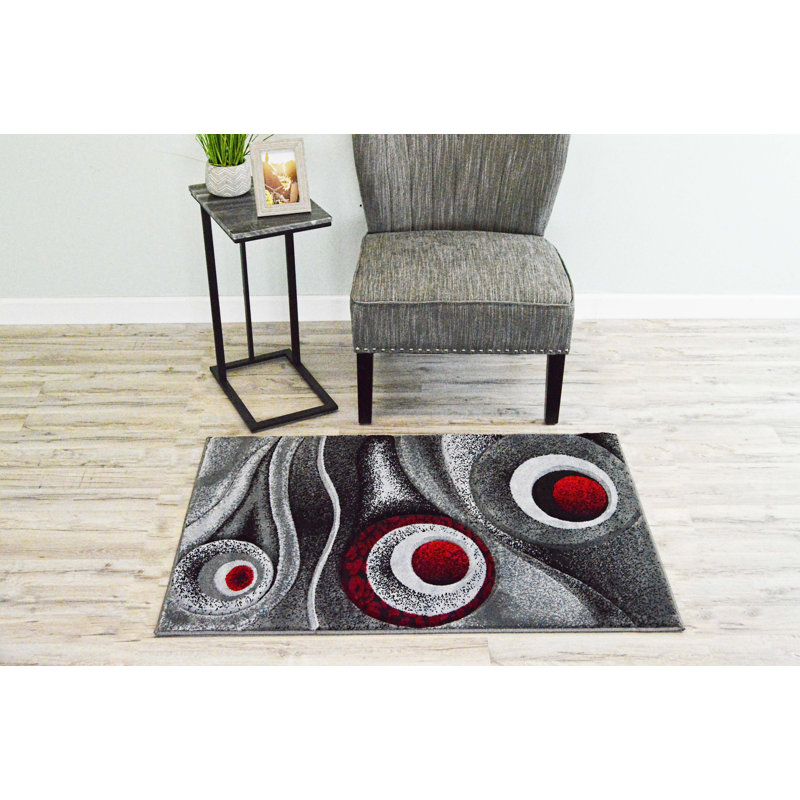 Ivy Bronx Mccampbell Abstract Rug & Reviews | Wayfair