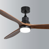 Wayfair | Black Ceiling Fans With Lights You'll Love in 2023