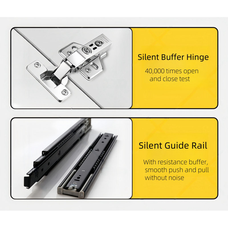 marlao Simple Modern White Wardrobe | Wayfair