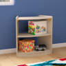 Bright Beginnings Commercial Bow Front Wooden 2 Compartment Shelving ...