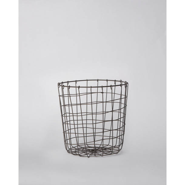 Rebrilliant Lined Metal Basket & Reviews | Wayfair