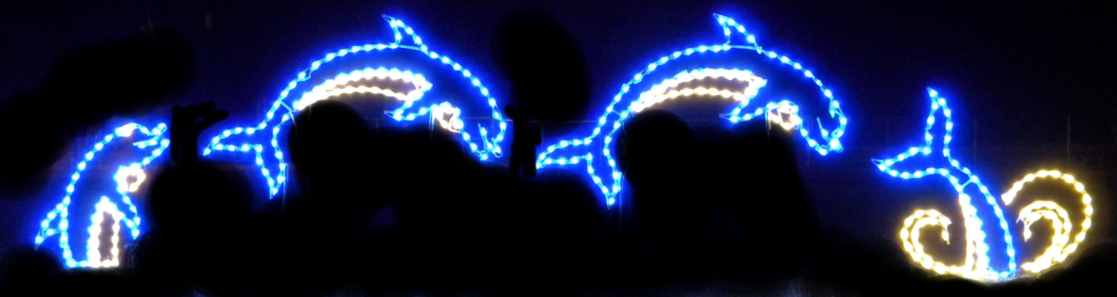 Lori's Lighted D'Lites Animated Jumping Dolphin Nautical Holiday ...