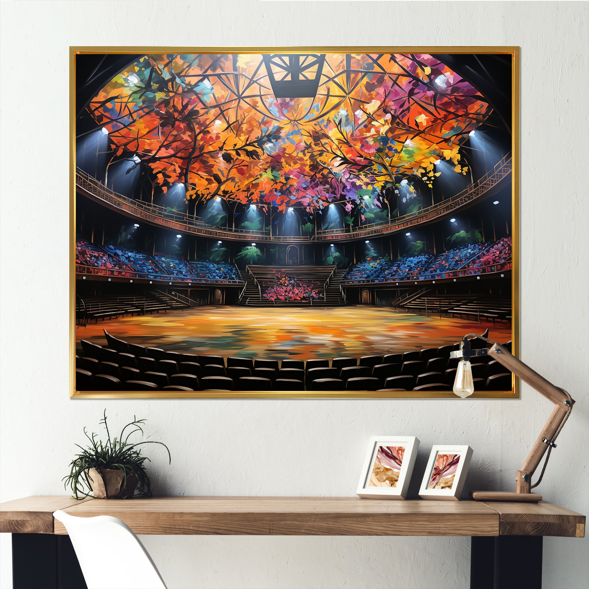 Winston Porter Colorful Circus Spectacle - Theater Wall Art | Wayfair