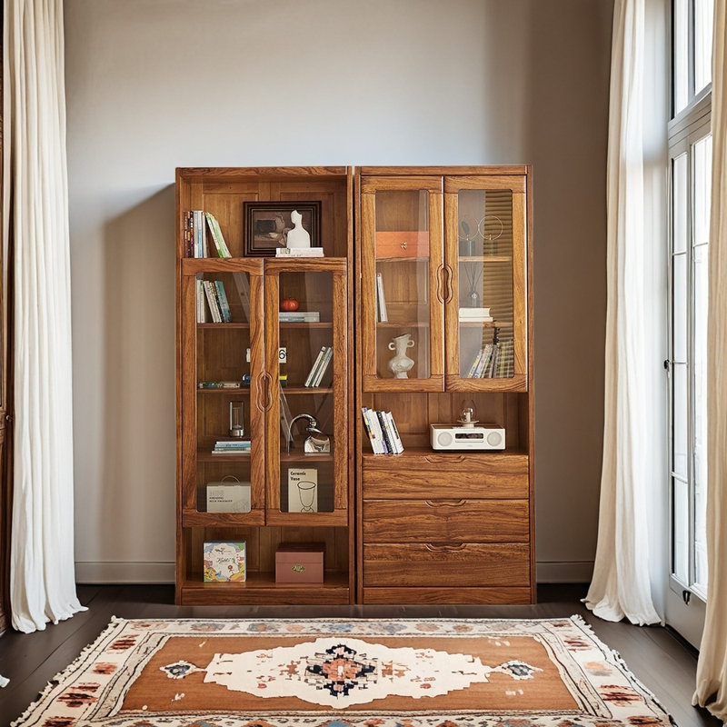 Kaoloupin Modern Chinese style bookcase | Wayfair