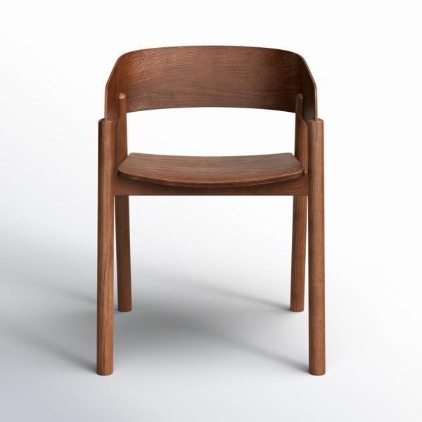 AllModern Iliad Low Back Arm Chair Dining Chair | Wayfair