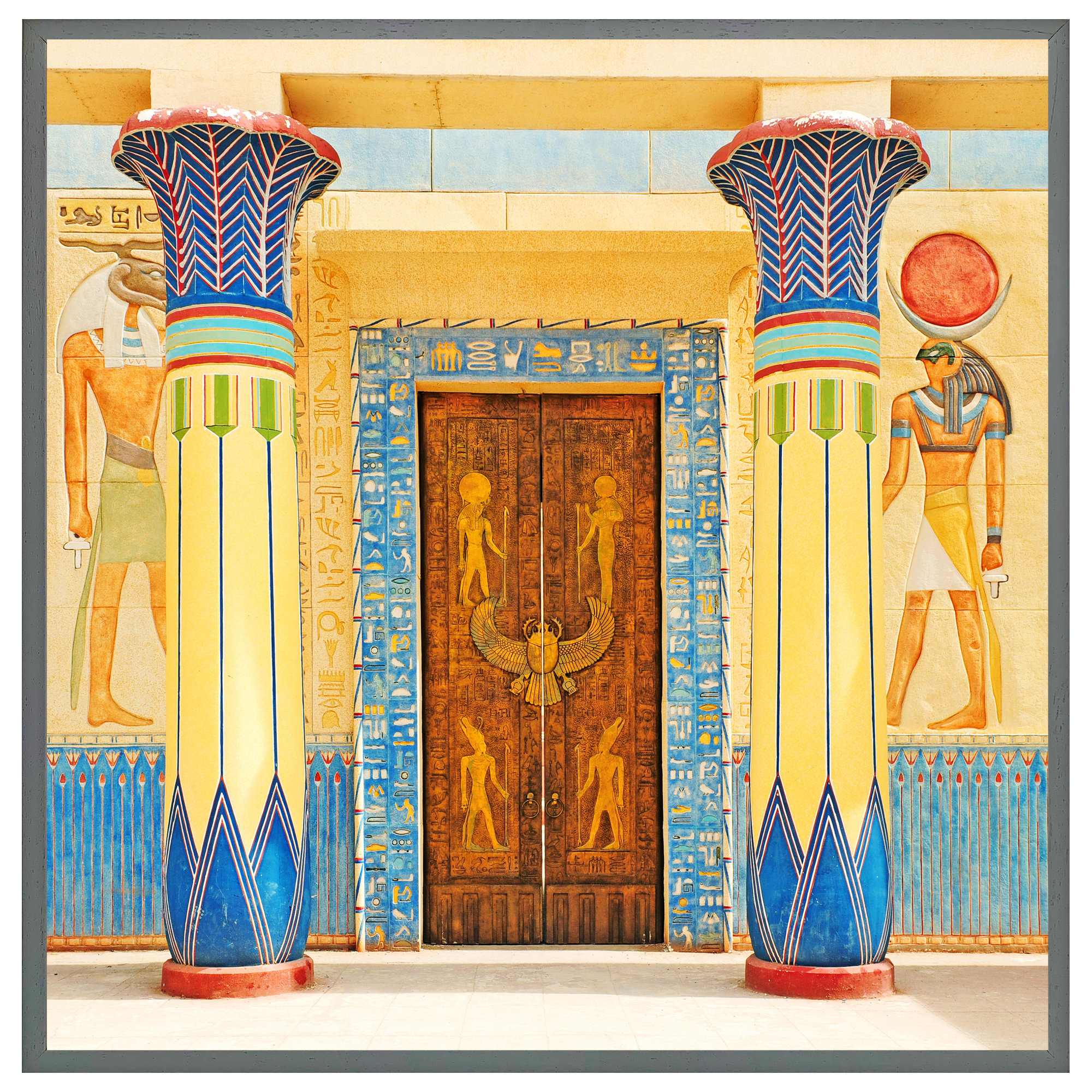 Latitude Vive Bejtullah Ancient Egyptian Writing - Single Picture Frame Art Prints | Wayfair.ie