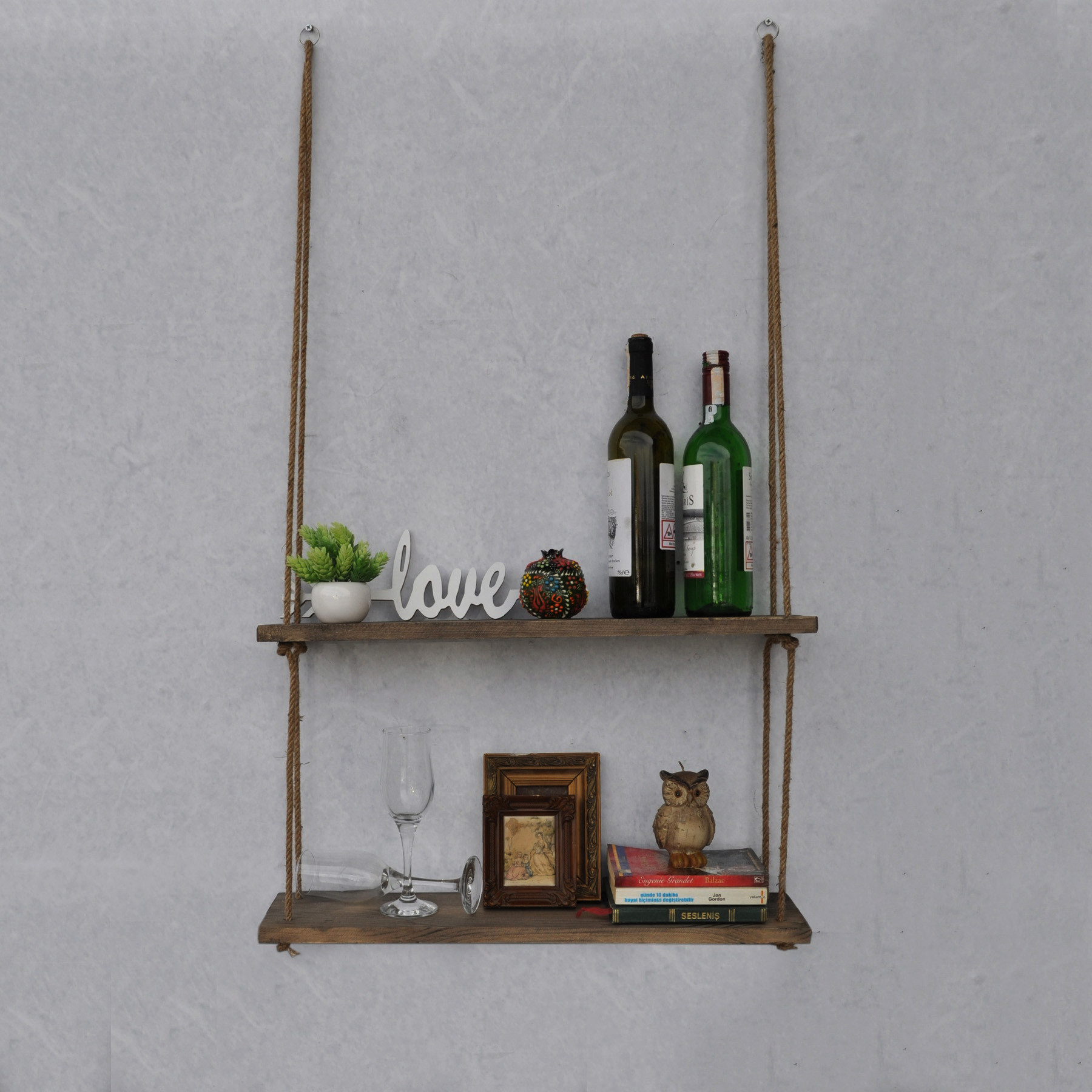 Rosalind Wheeler Caver 2 Piece Tiered Shelf | Wayfair