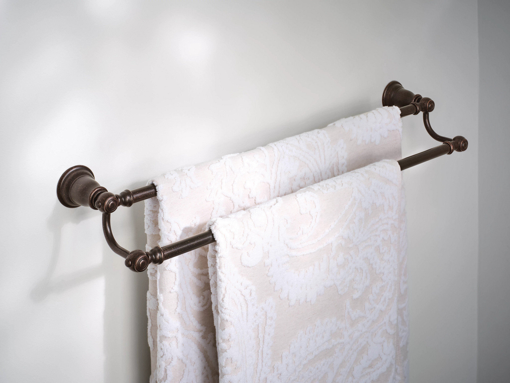 Moen Kingsley Double 24" Wall Mounted Towel Bar & Reviews | Wayfair