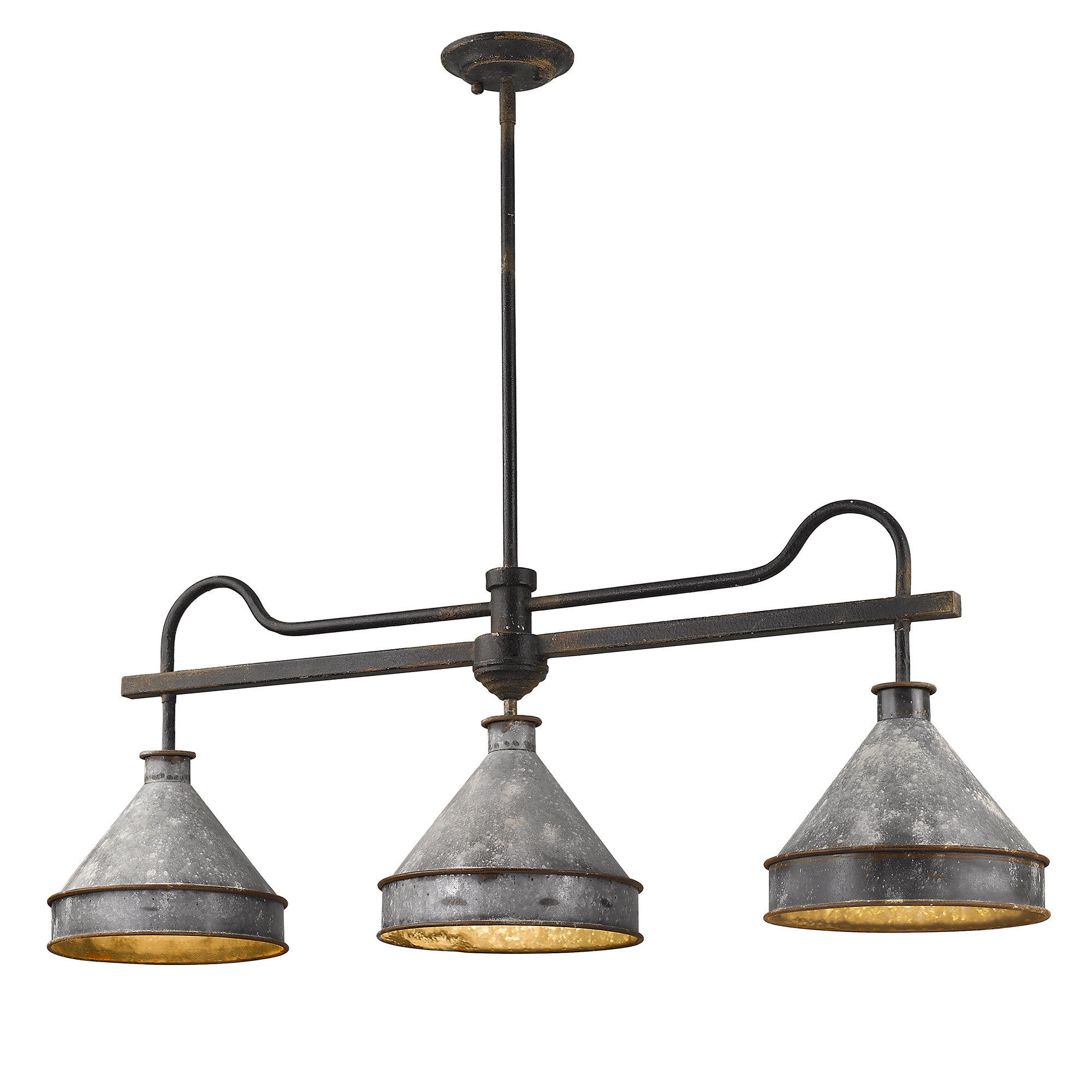 Laurel Foundry Modern Farmhouse Balfor 3 - Light Kitchen Island Linear ...