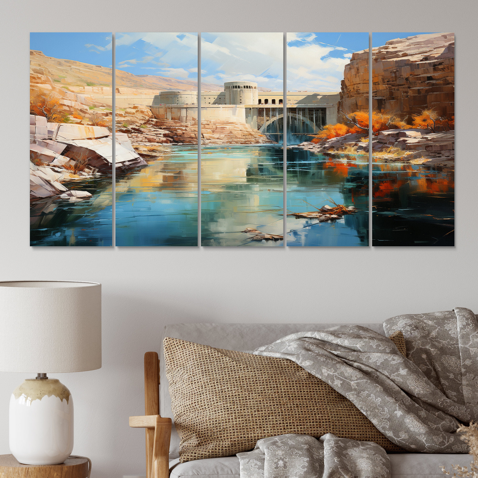 Red Barrel Studio Glen Canyon Dam - Dams Metal Wall Decor Set - Wayfair ...