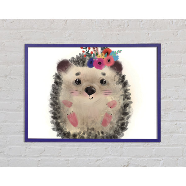 Harriet Bee The Curled Up Hedgehog - Single Picture Frame Art Prints ...