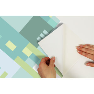 Aelfie Multi Warm Kiki Shapes Peel & Stick Wallpaper | Wayfair