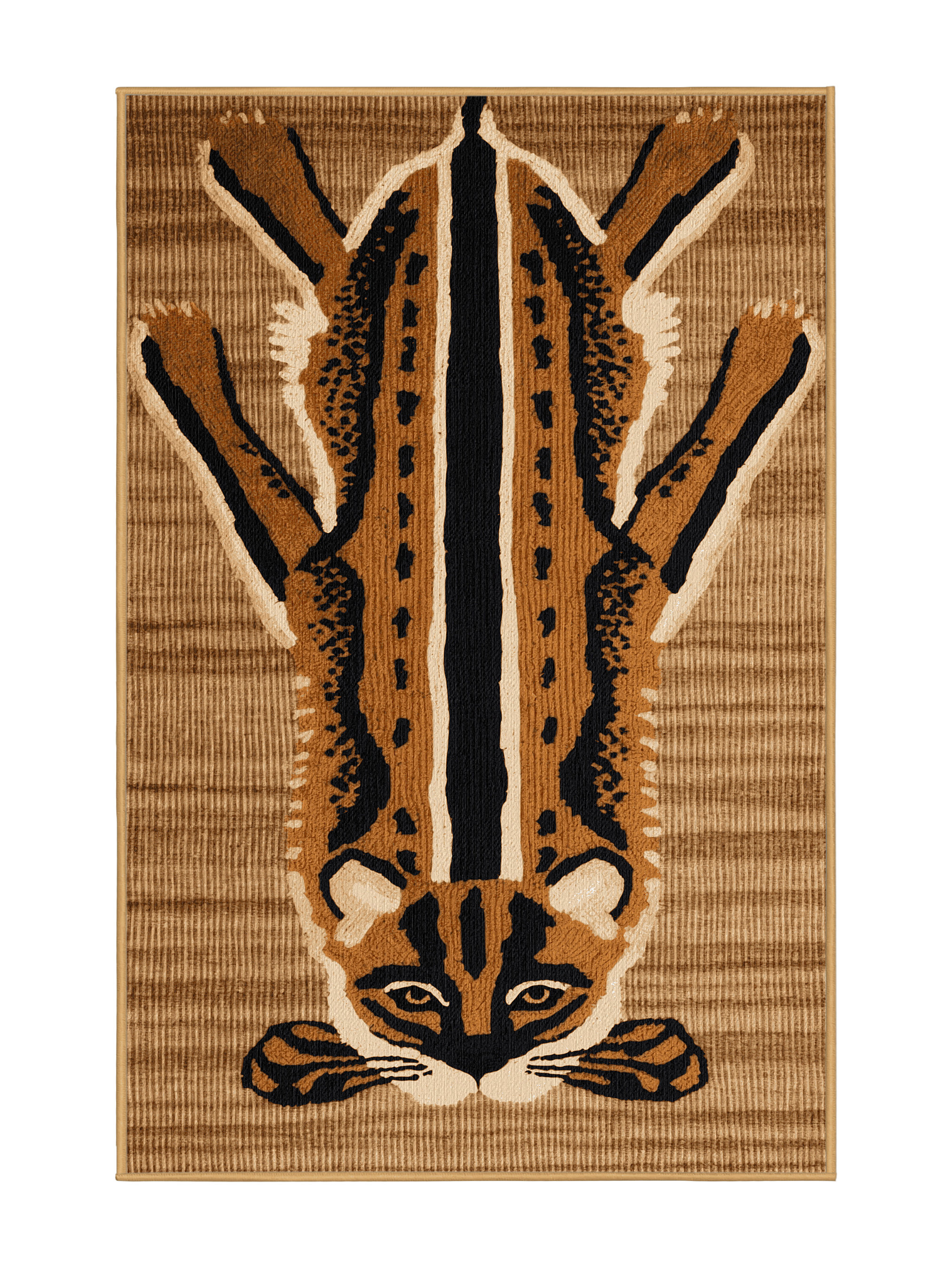 Foundry Select Washable Fossa Wildlife Area Rug | Wayfair