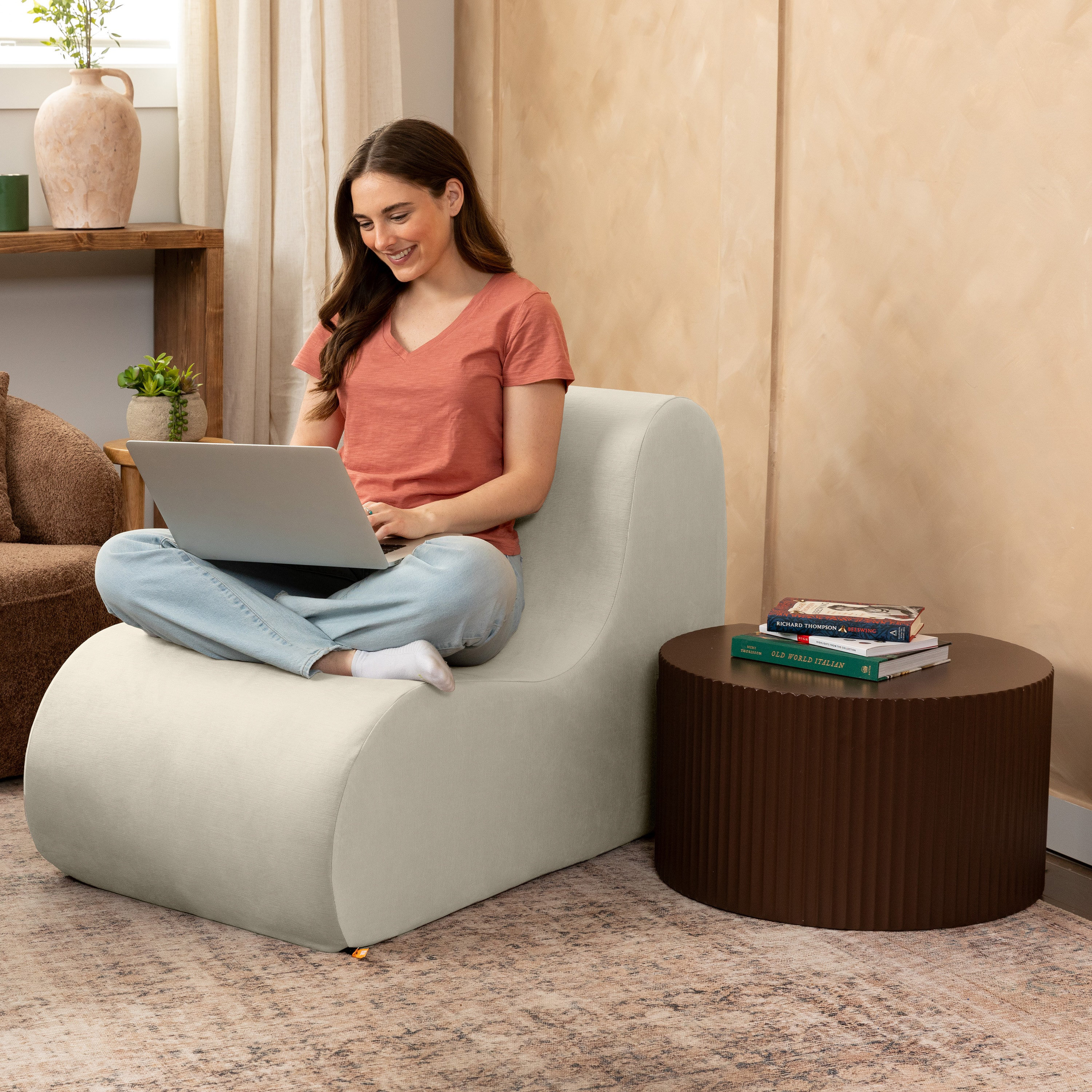 Latitude Run® Syera L-Shaped Soft Seating - Foam Accent Chair & Reviews ...