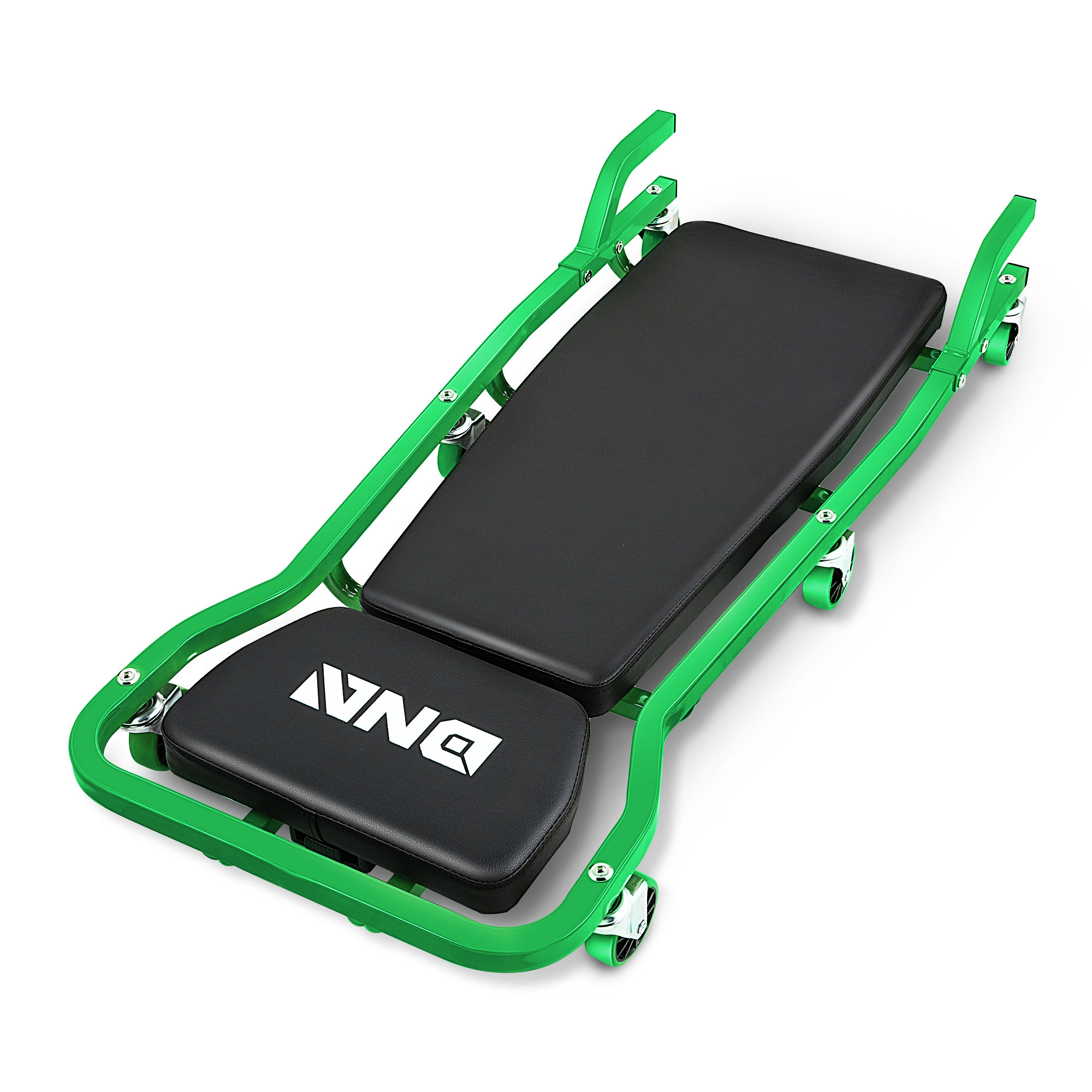 DNA Motoring Rolling Car Creeper With 3-Levels Adjustable Headrest & 6 ...