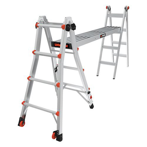 Little Giant Ladder Systems 15 - Step Aluminum Lightweight Folding ...