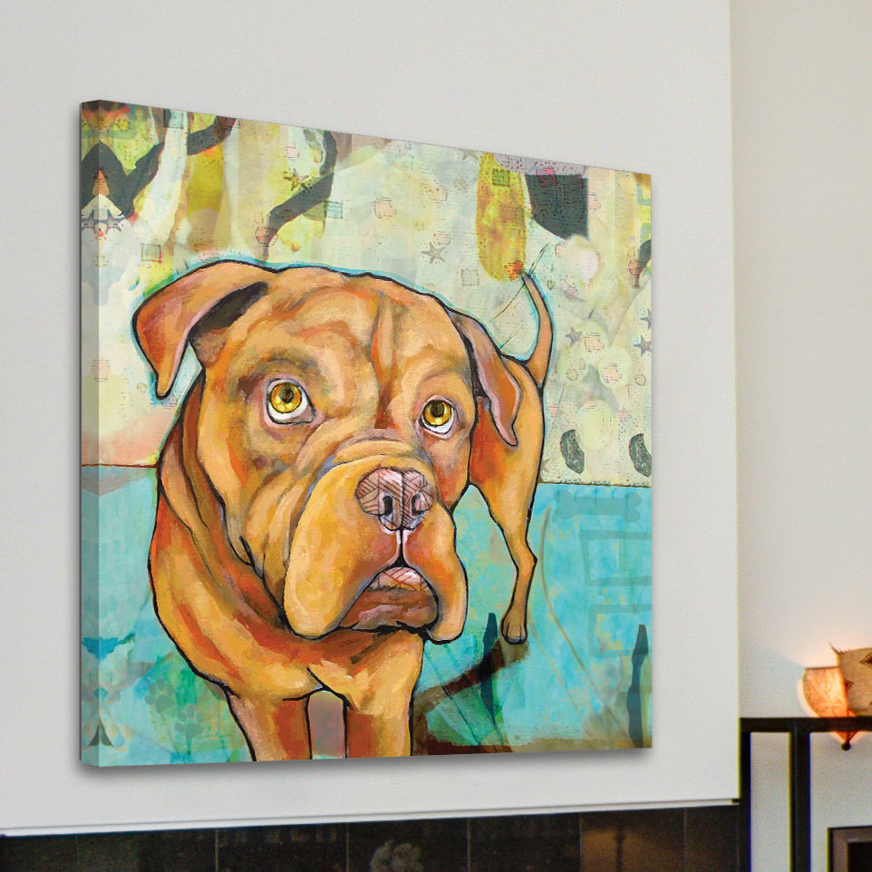 Marmont Hill 'Dogue De Bordeaux' by Stephanie Gerace Painting Print on ...