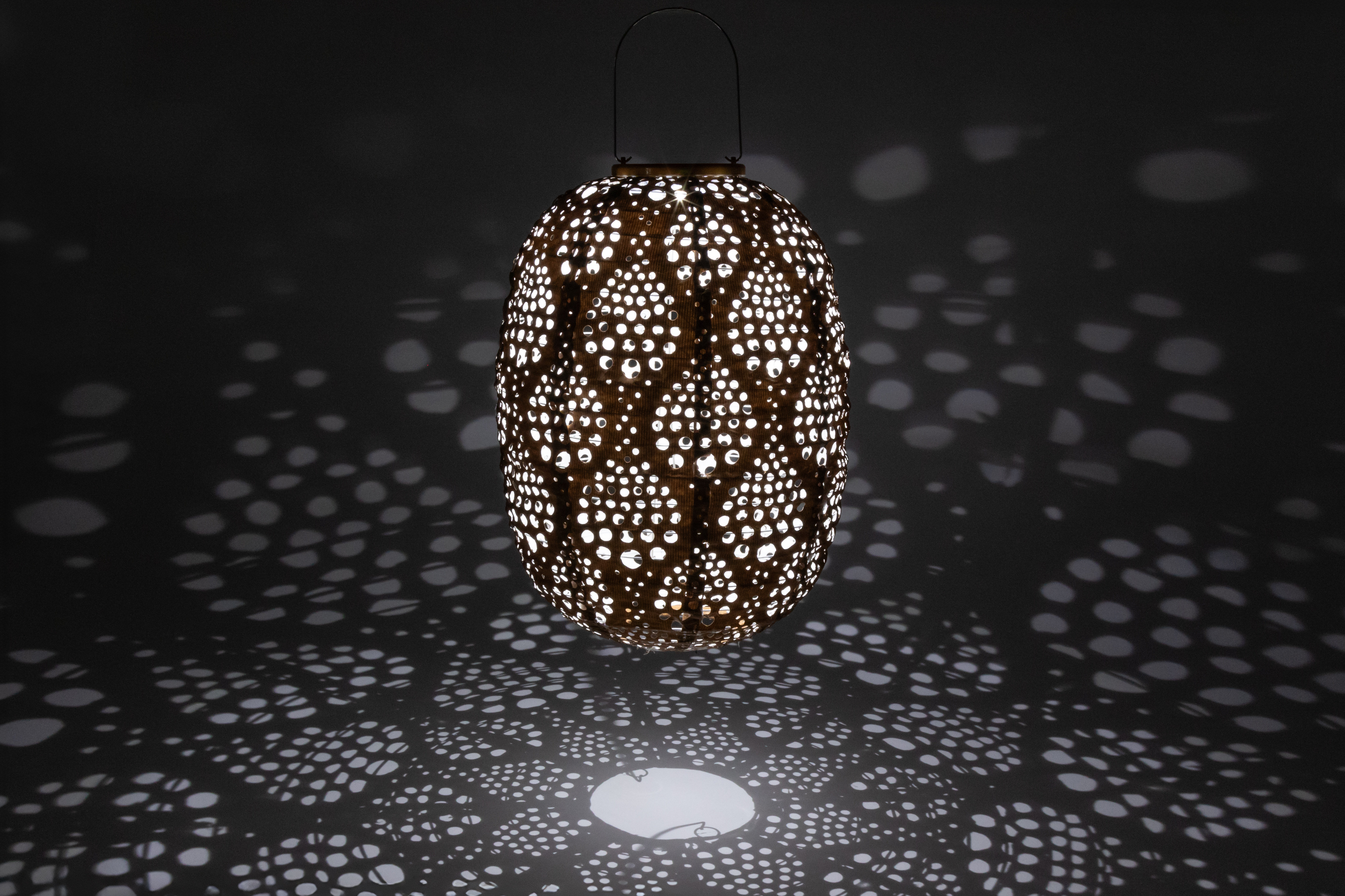 Trinx Stella Luxe Barrel Dewdrop Copper Led Lantern (battery Powered ...