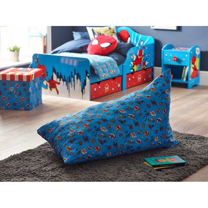 Disney Marvel Spider-Man Bean Bag For Kids - Blue | Wayfair.co.uk