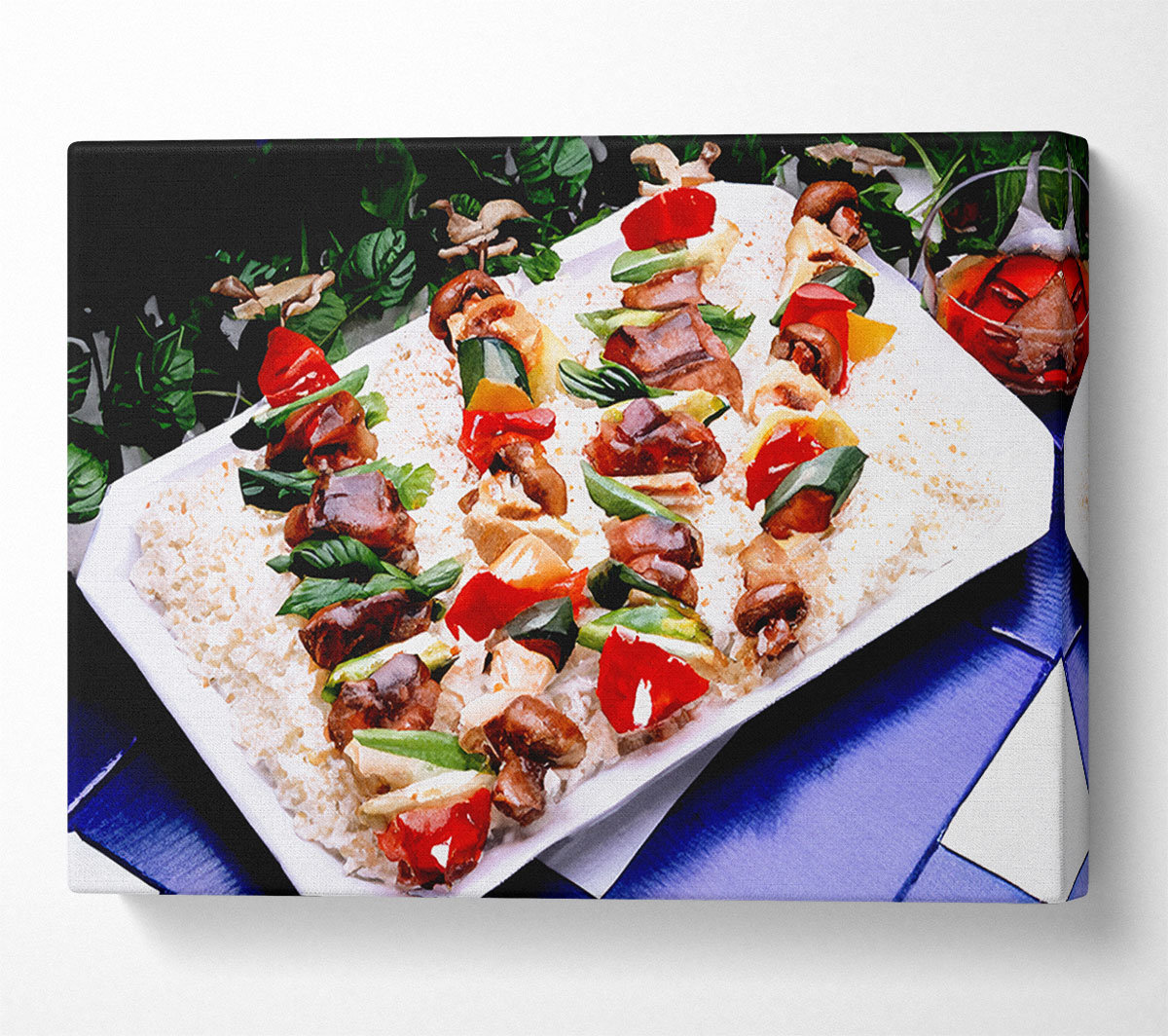 Latitude Run Kebab Platter - Wrapped Canvas Art Prints | Wayfair.co.uk