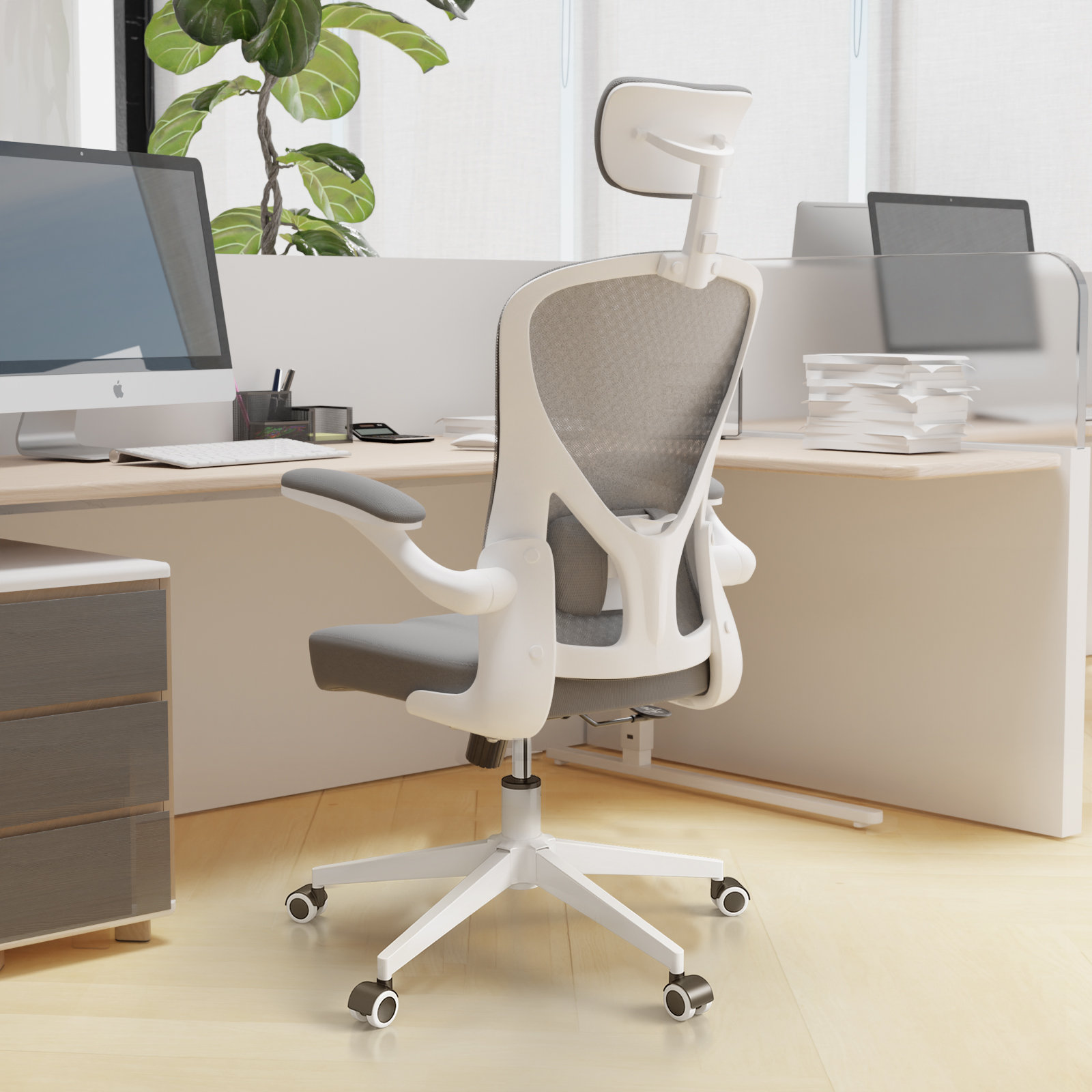 Inbox Zero Michaelynn Ergonomic Mesh 400LB Heavy Duty Office Chair ...