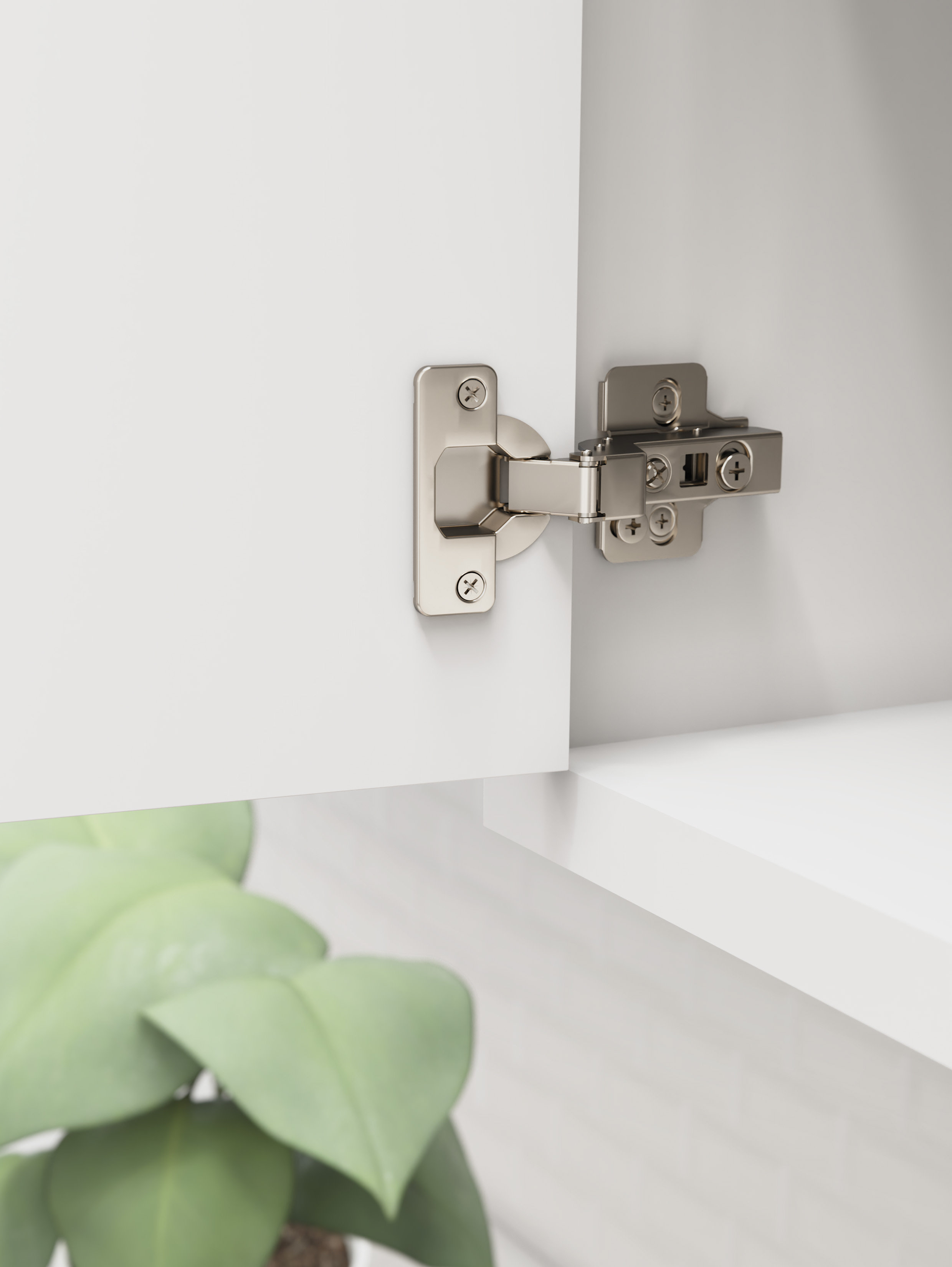 Amerock Full Inset Frameless Self Close Euro Concealed Cabinet Hinge ...
