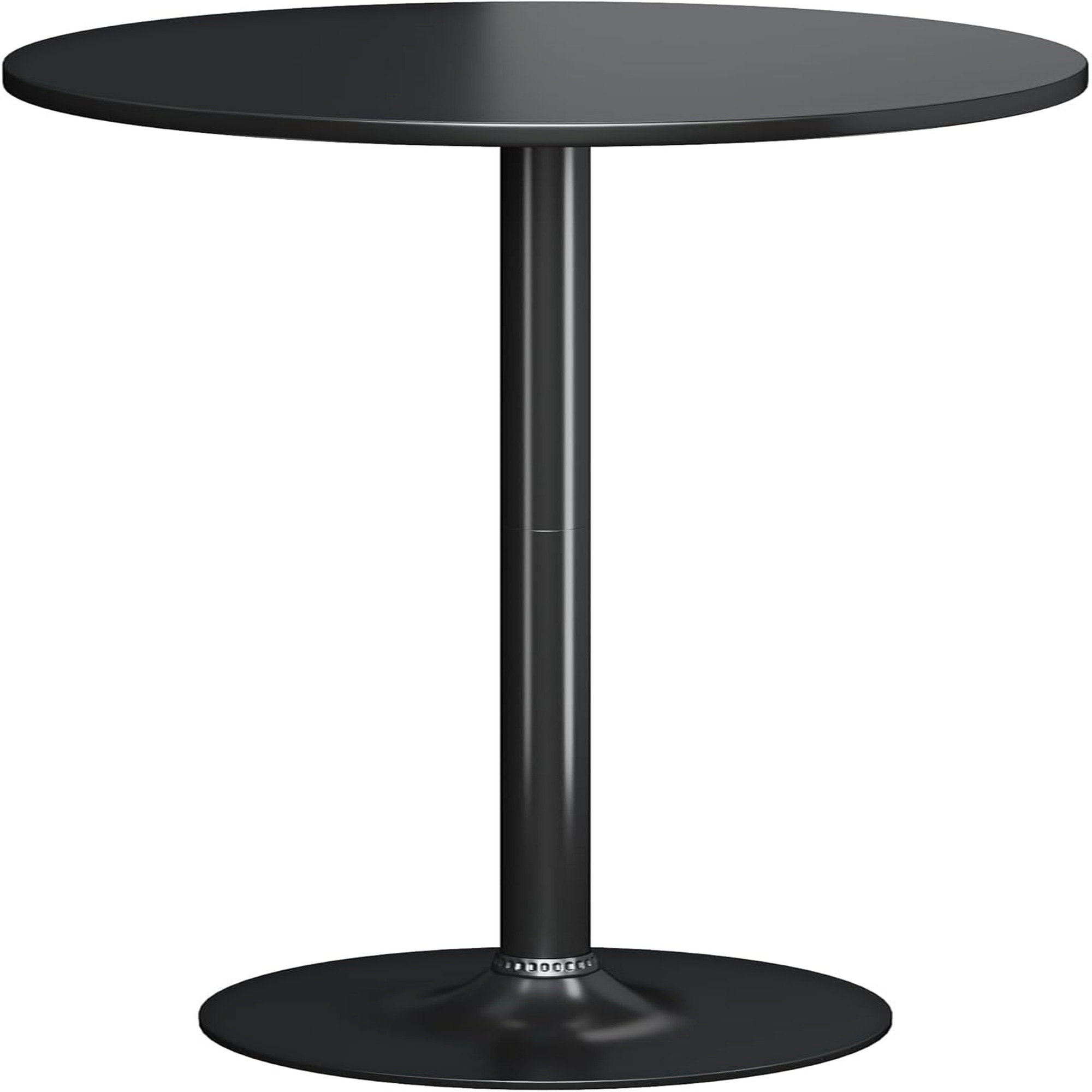 George Oliver Round Bistro Pub Table 1 Pack Modern Style Metal Base MDF ...