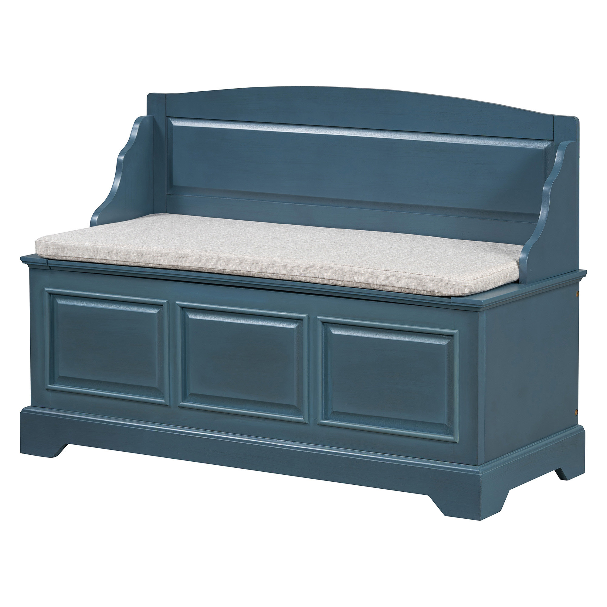 Red Barrel Studio® Shoe Bench, Retro Shoe Storage Bench With Safe Soft ...