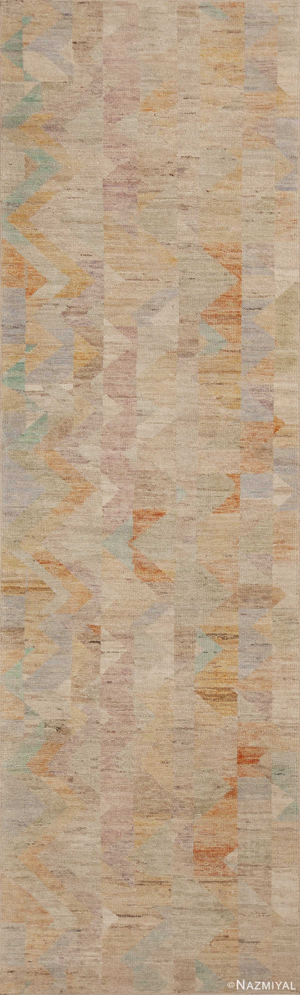 Nazmiyal Collection One-of-a-Kind Rustic Tribal Chevron Design Modern ...