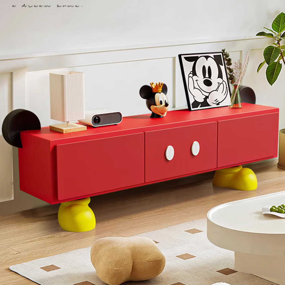 Orxva Galaxy Simple modern creative cartoon Mickey TV cabinet | Wayfair
