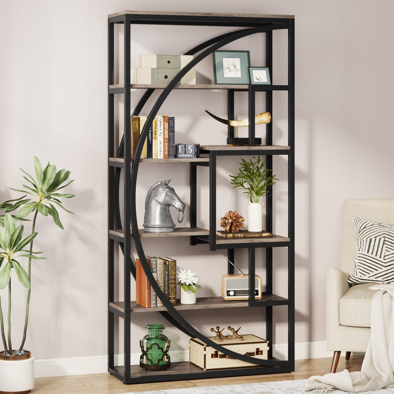 Trent Austin Design® Pharr Geometric Bookcase & Reviews | Wayfair