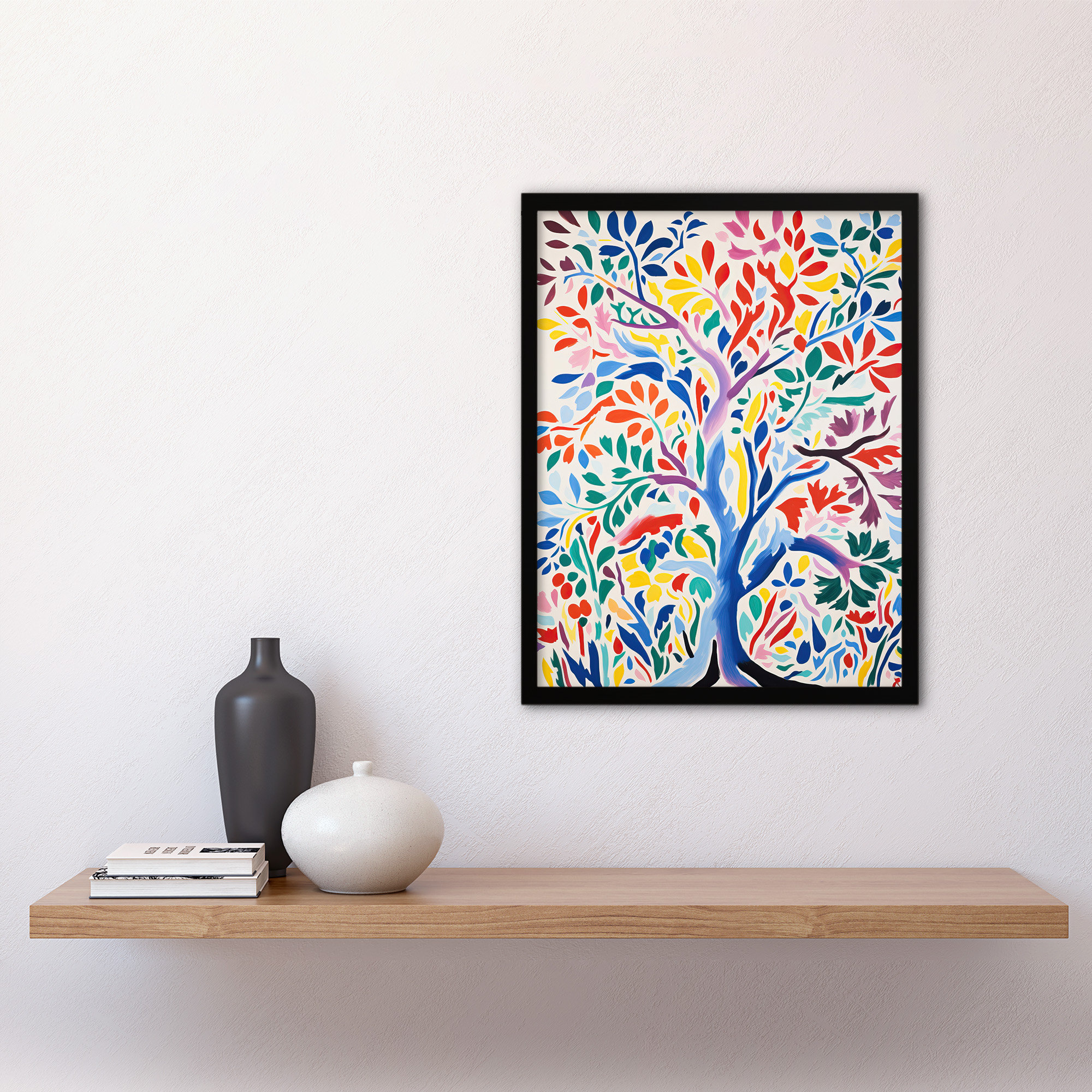 Marlow Home Co. Alajha Henri Matisse Style Tree Multi Coloured Forest ...