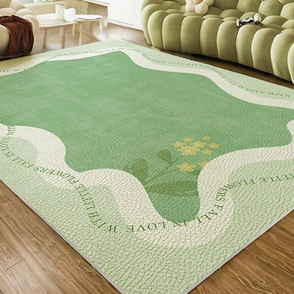 Winston Porter Rectangle Stephenia Leather Area Rug with Non-Slip ...